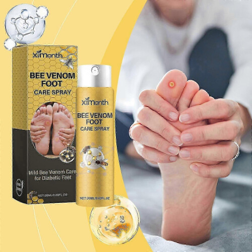 (4) 1-5x Suitable for Diabetics Foot Healing Spray with Bee Venom to ...