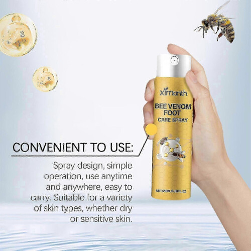 (4) 1-5x Suitable for Diabetics Foot Healing Spray with Bee Venom to ...