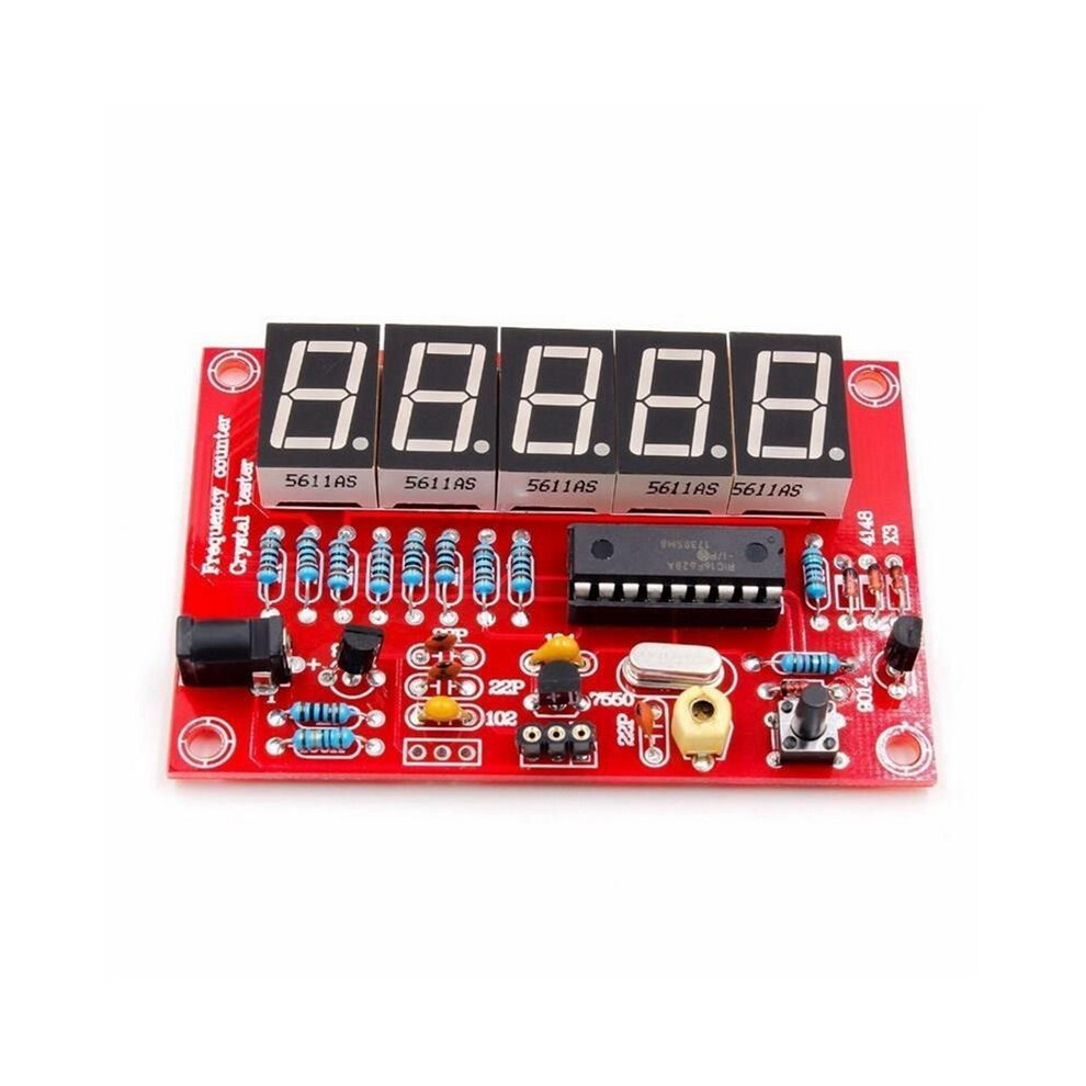2X DIY Digital LED Frequency Counter 1Hz-50MHz Crystal Oscillator Meter ...