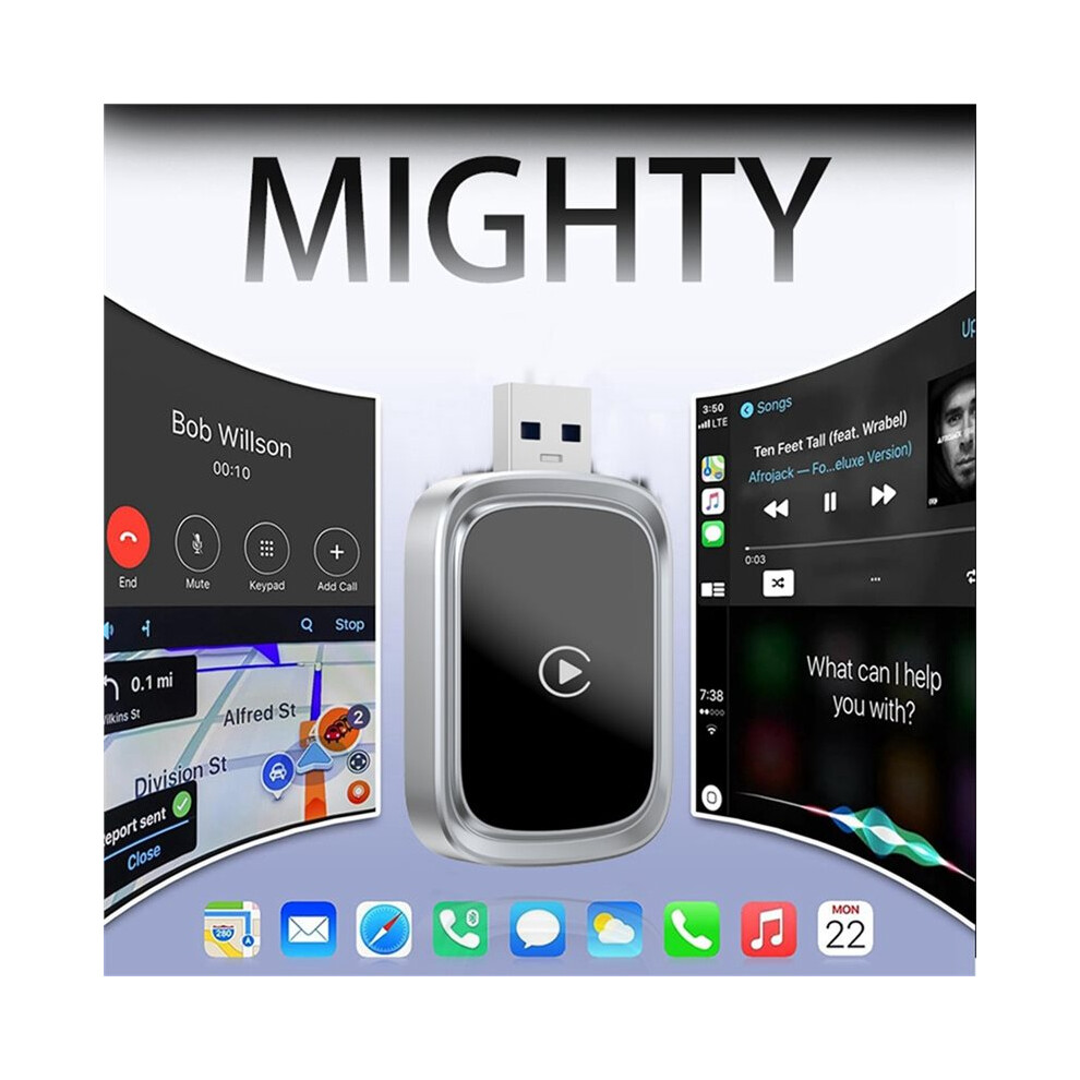 2-in-1-Kabelloser Carplay-Adapter, Android AUTO, AI Box ...