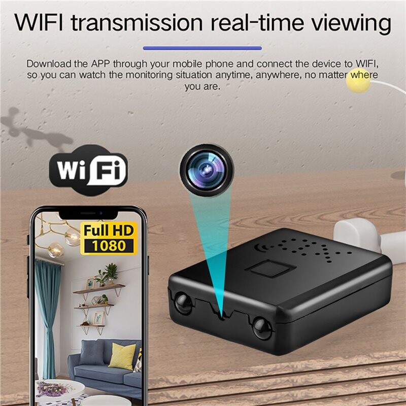 2X 4K Full HD 1080P -IP-Kamera XD WiFi Nachtsichtkamera IR-CUT ...