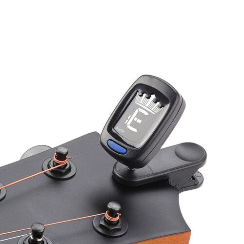 ABS Clip On Guitar Tuner - Auto Shut Off, Digital, for Bass & Ukulele ...