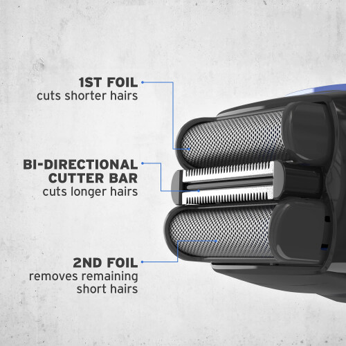 Wahl Clean and Close Men’s Shaver Electric Shavers for Men Beard ...
