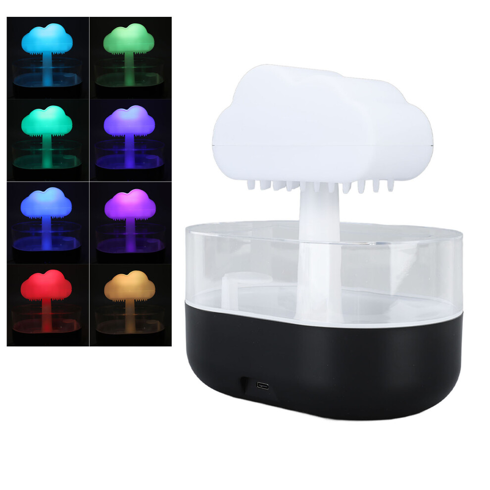 200ml Rain Cloud Humidifier with 7-Color LED Light, USB Aromatherapy ...