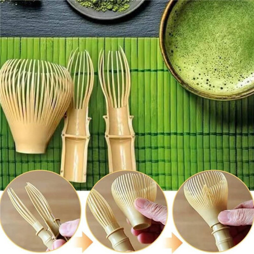 2X Traditionell Matcha-Visp Återanvändbar PP-Harts Matcha-Visp Chasen ...