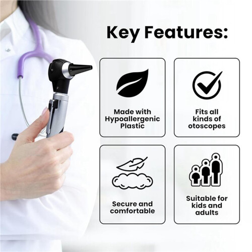 Diagnostic Otoscope Covers,Disposable Plastic Ear Otoscope Specula Tips ...