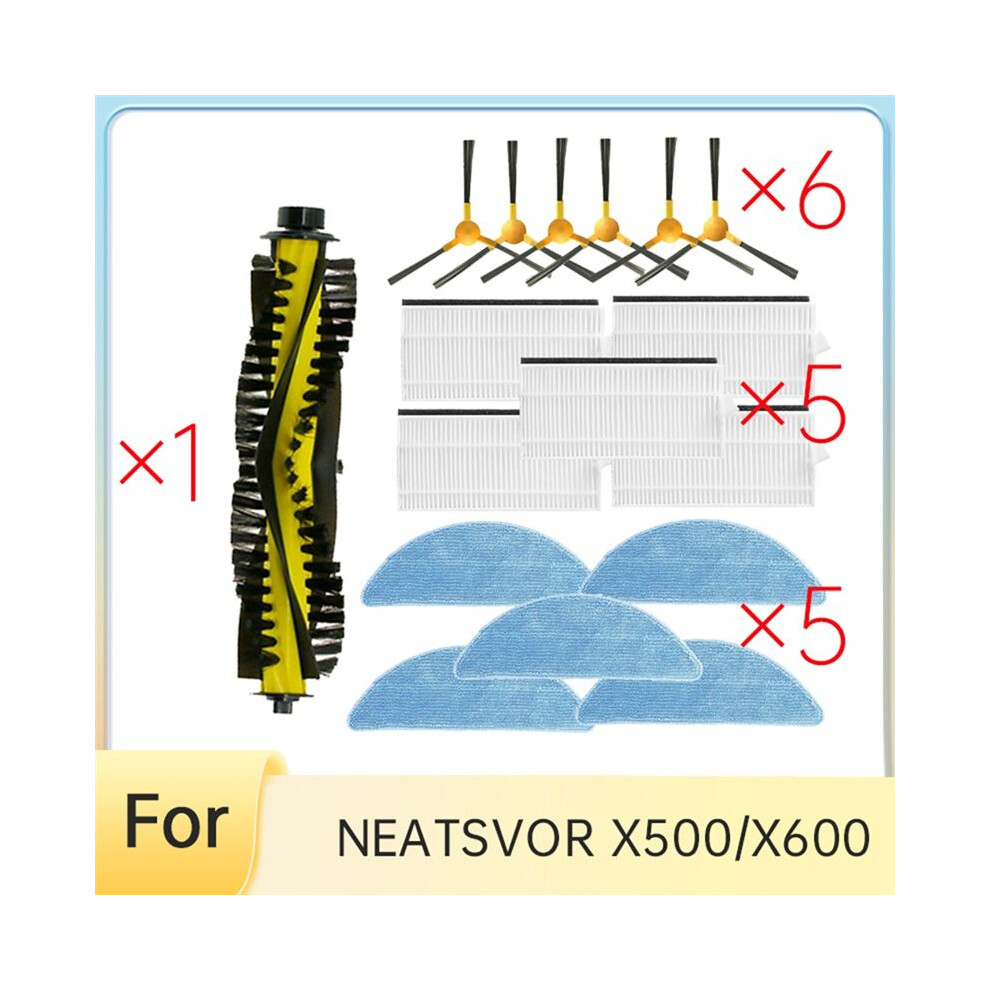 17 Pcs for NEATSVOR X500/X600 Robot Vacuum Self Emptying Robot Vacuum ...
