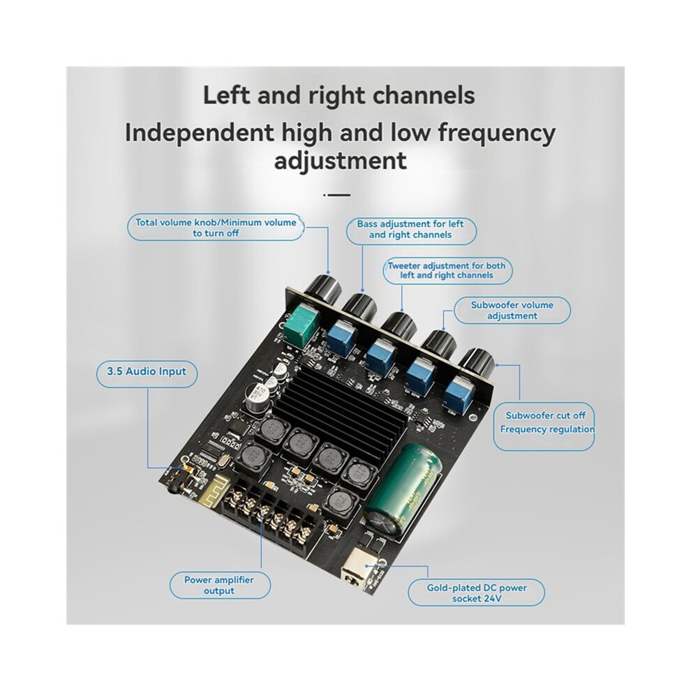 TPA3116 Carte D'Amplificateur Numérique 5.0 de Classe D 2.1 pour ...
