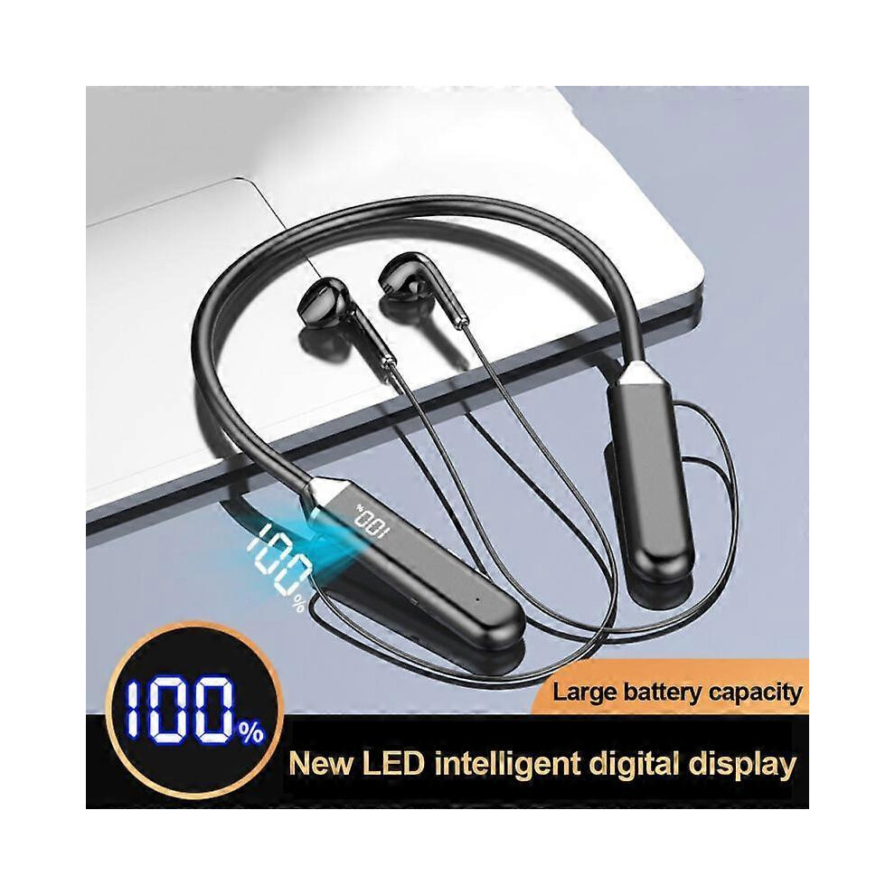 (Blue241) Wireless Neckband Bluetooth-compatible 5.2 Headphones ...