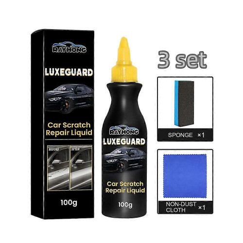 3pcs 100ml Car Scratch Remover Agent Deep Scratches Paint Restorer Auto ...