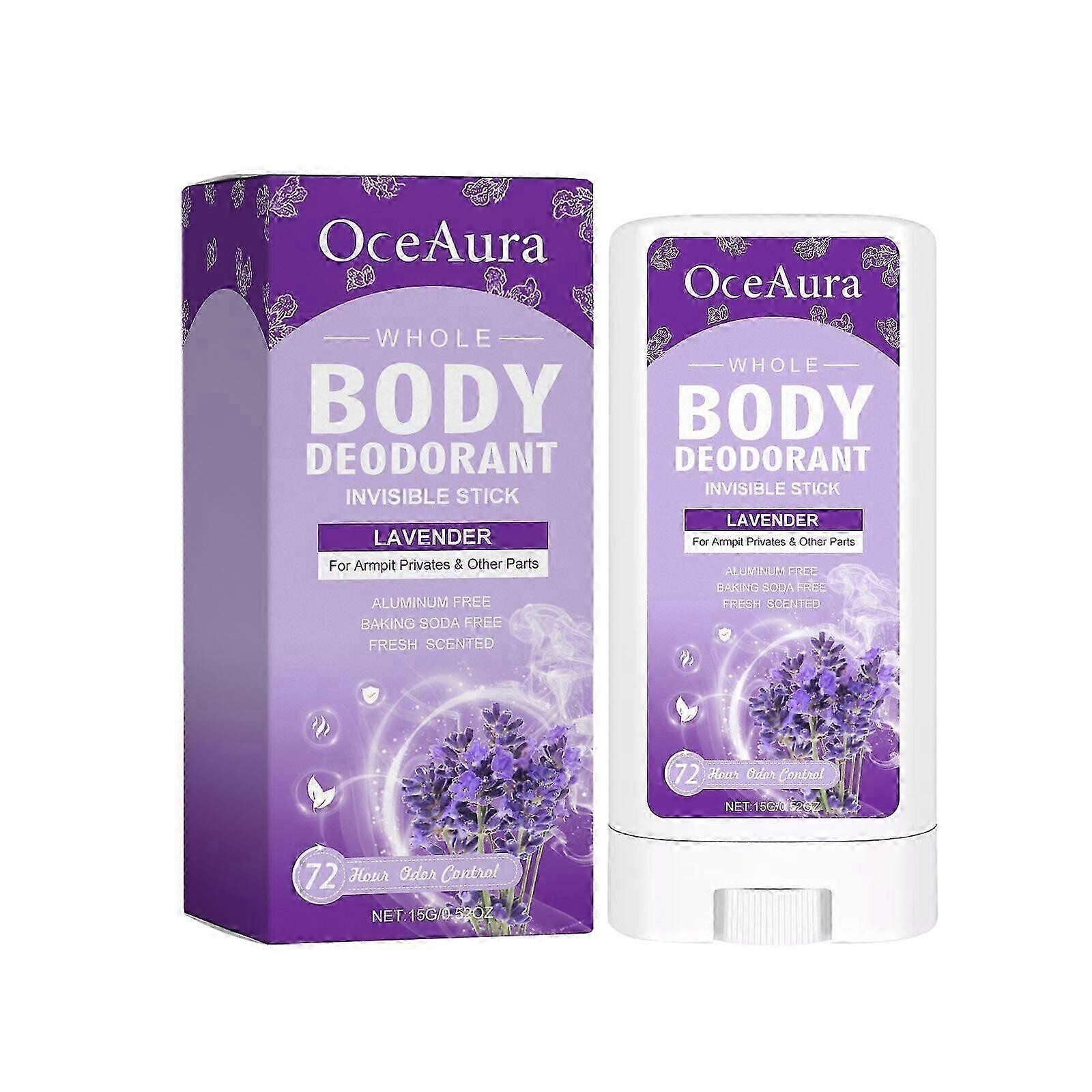 Lavender Whole Body Deodorant Bar - Fresh Antiperspirant for Odor ...