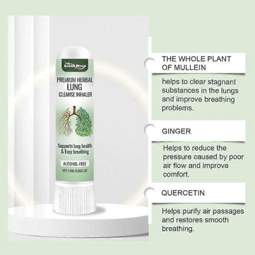(3pcs) 1-3pcs Lung Cleansing Nasal Inhaler Cure Cough Soothe Throat ...
