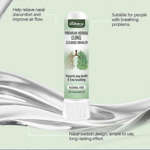 (3pcs) 1-3pcs Lung Cleansing Nasal Inhaler Cure Cough Soothe Throat ...
