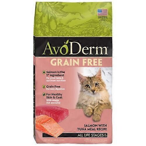 Avoderm AvoDerm Natural Grain Free Salmon with Tuna Meal Dry Cat Food ...