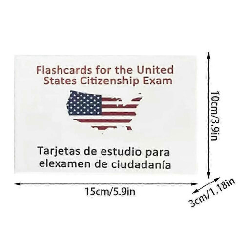 U.S Citizenship Flash Cards, 100 US Civics Questions & Answers for ...