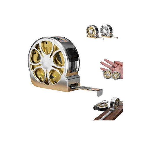 (Gold) Tape Measure,2M Stainless Steel Measuring Tapes,Retractable ...