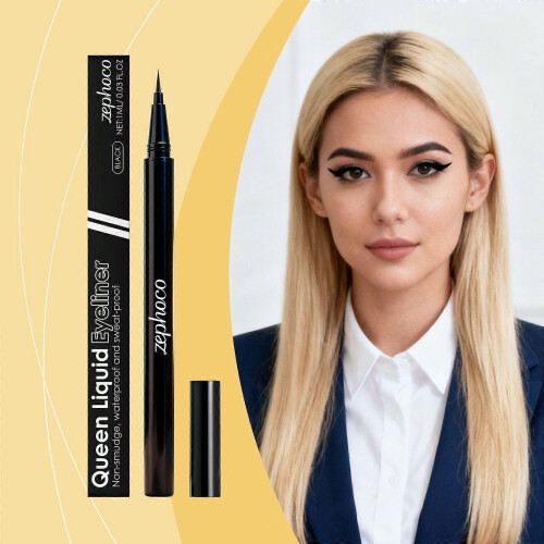 The Zephoco Light Brown Liquid Eyeliner Pen Provides A Smooth And ...
