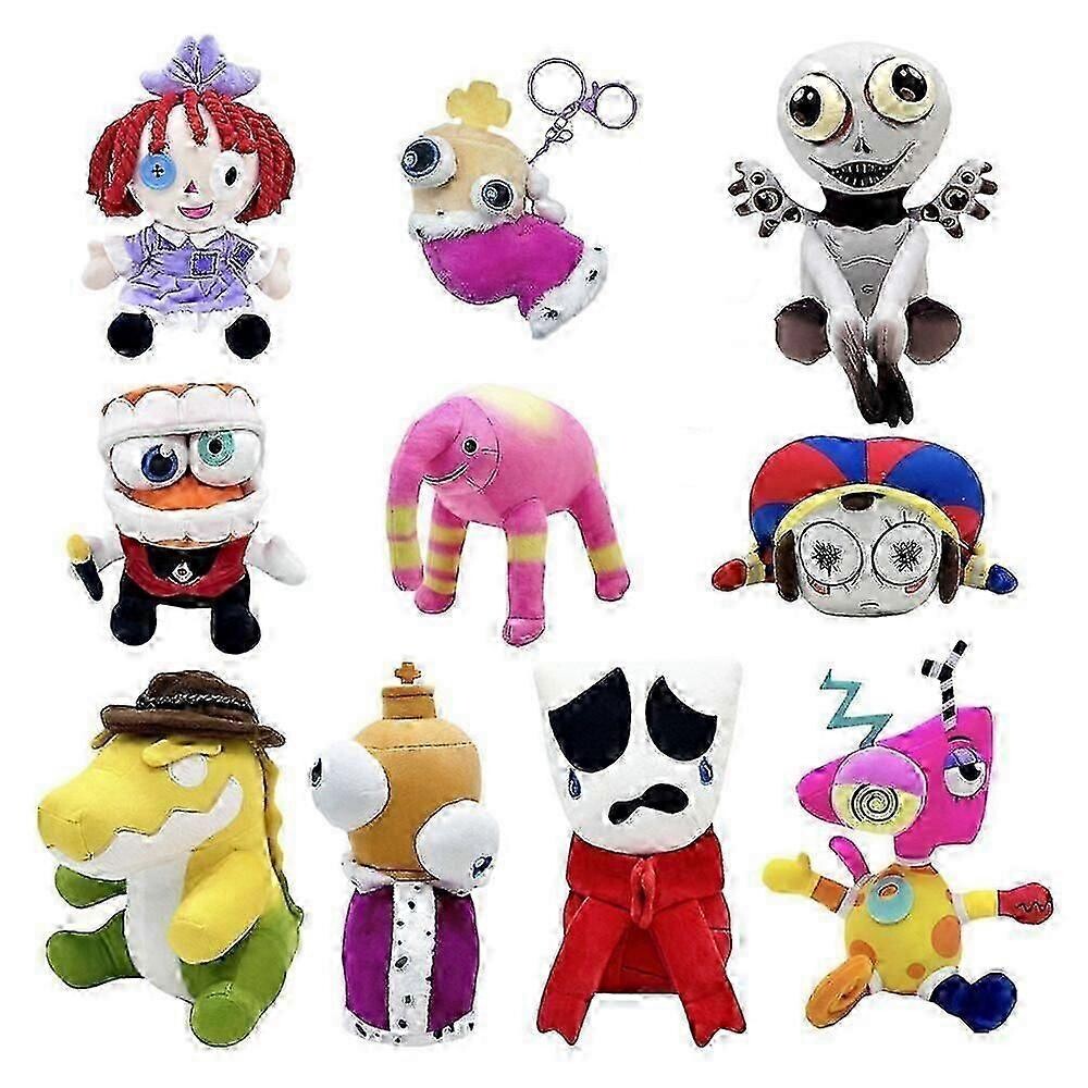 (F 22cm) The Amazing Digital Circus Plush Toy Big Pomni Plushies ...