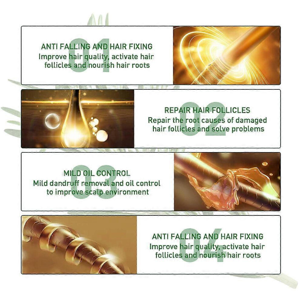 (1x) 1-3x OUHOE Rosemary Essential Oil Hair Growth Liquid Hair Care ...