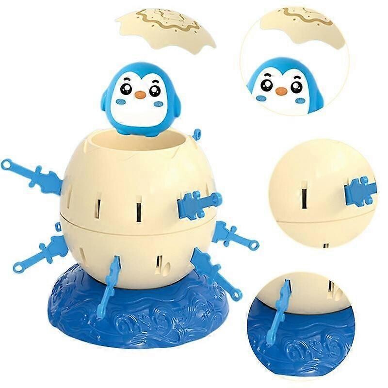 (B) Novelty Poped-Up Pirate Barrels Toy Children Classic Penguin Frog ...