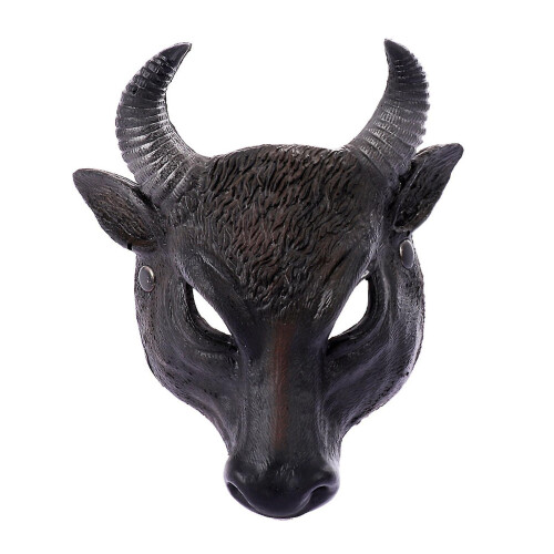 Easter Carnival Party Half Face Foam 3d Realistic Bull Head Mask on OnBuy