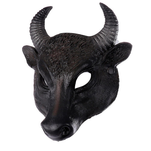 Easter Carnival Party Half Face Foam 3d Realistic Bull Head Mask on OnBuy