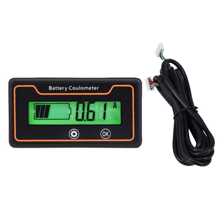 Voltmètre numérique 2 m 50 A 12 V 48 V pour batterie au plomb-acide et ...
