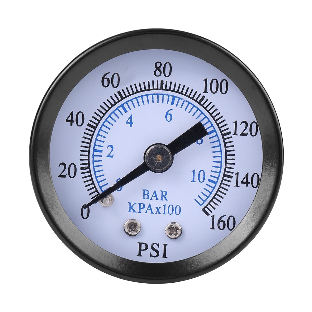 Mini Manometer für Kraftstoff, Luft, Öl und Wasser, 0–160 psi / 0–10 ...