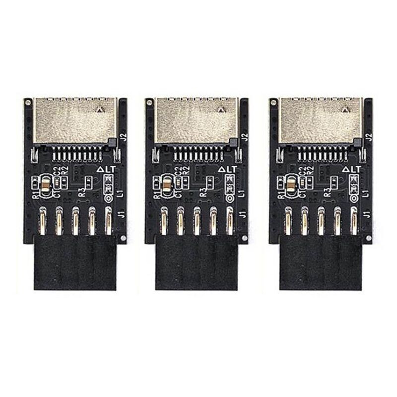 3X Carte MèRe USB2.0 9Pin Vers TYPE-C A-KEY Convertisseur de Connecteur ...