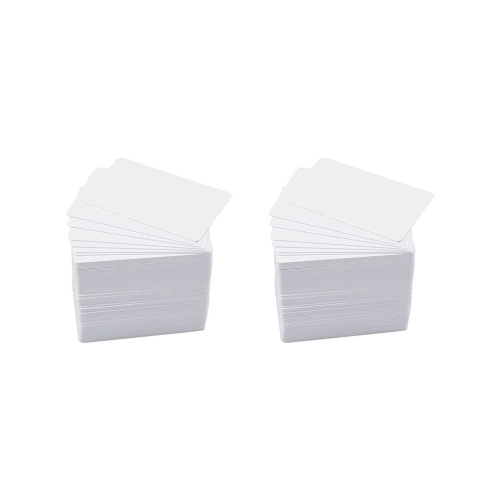 200 Pack Premium Blank PVC Cards, CR80 30Mil Graphic Quality White ...