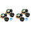 4 Pack Propane Tank Gauge Level Indicator, Propane Gauge, Propane Gas ...