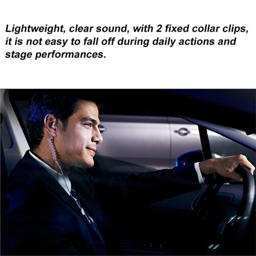 Walkie Talkie 2.5mm Earpiece 1 Pin Covert Acoustic Tube Earpieces ...
