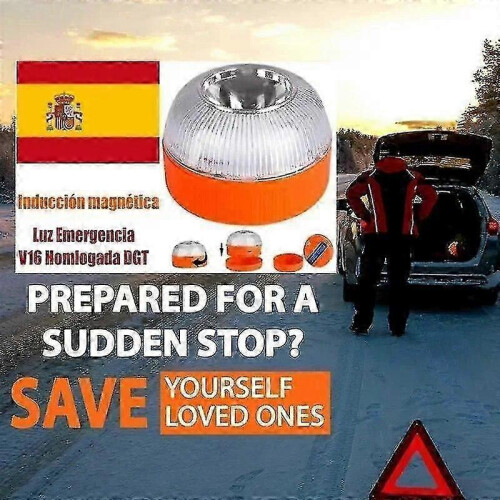 (3pcs, red) Newest Portable Emergency Light V16 Homologated Car ...