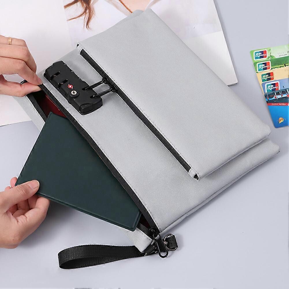 (Green) Lockable Cash Bags for Secure Business Personal-Use Lightweight ...