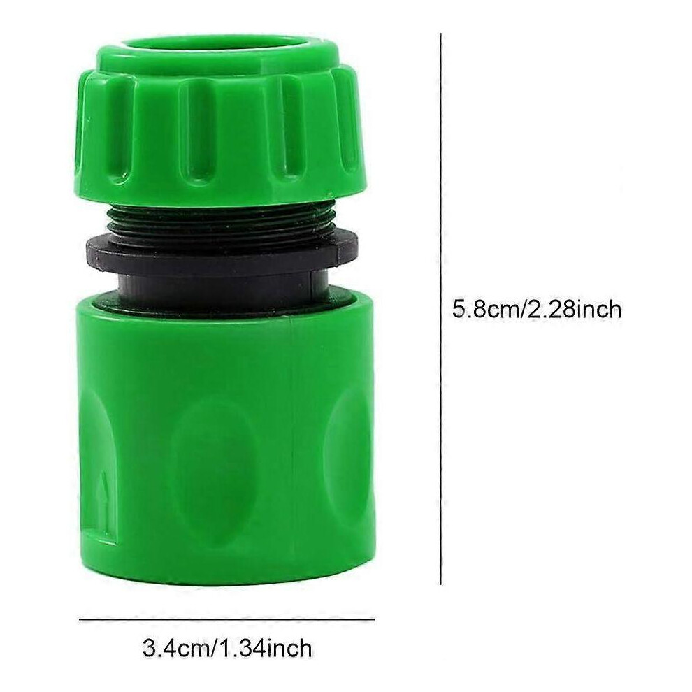 8 pack Garden Hose Connector , fitting for 1/2 inch (15mm) Hosepipe End ...