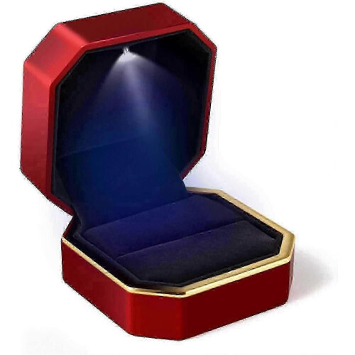 (red) 2025 Ring and Jewelry Storage Box, this Jewelry Box features an ...