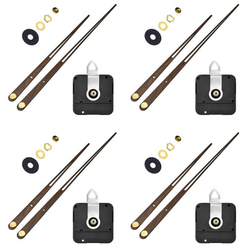 4X High Torque Clock Movement Mechanism Large Wall Quartz Clock Long ...