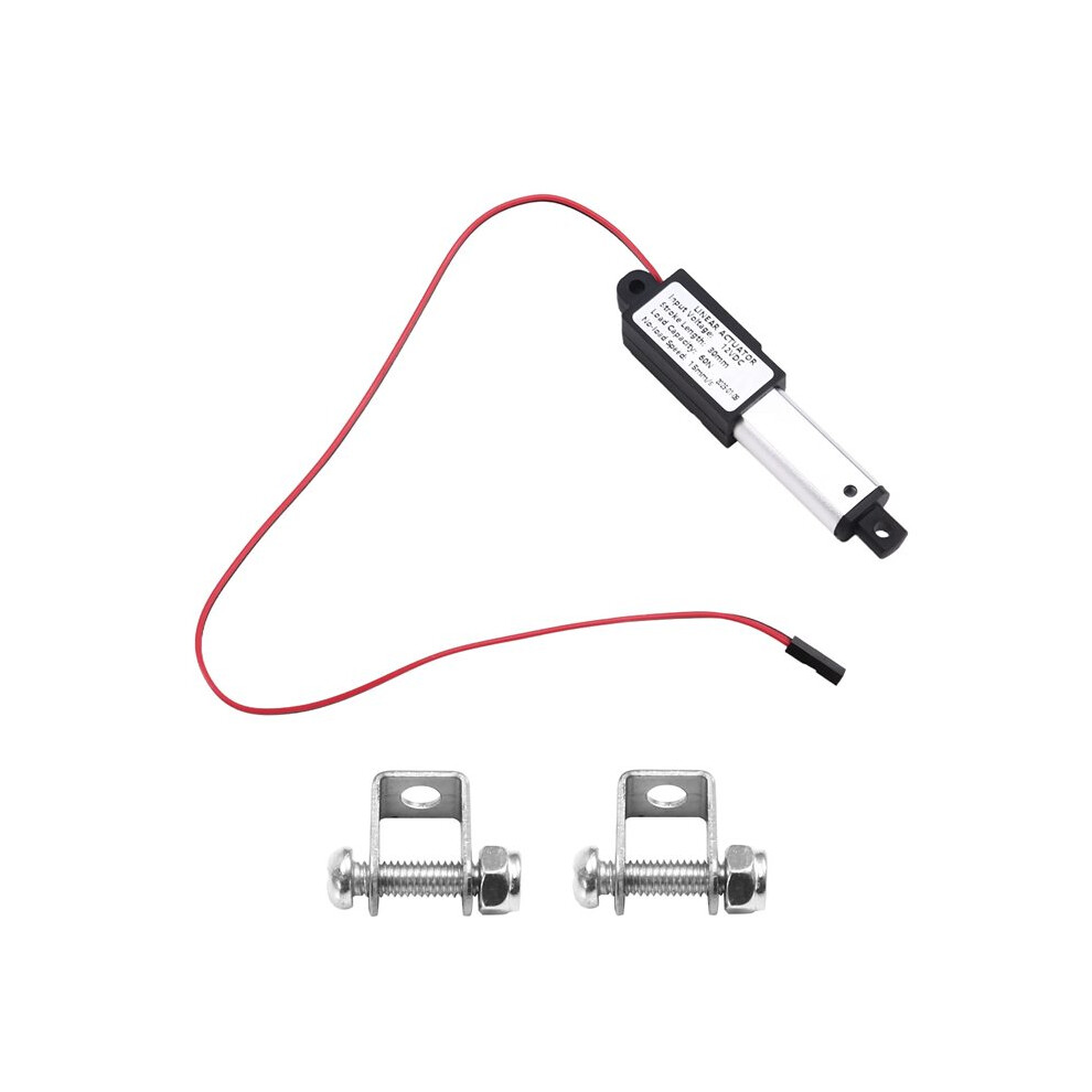 3X Micro-Type Linear Actuator,1In Stroke,60N/13.5lb,Speed 15mm/S ...