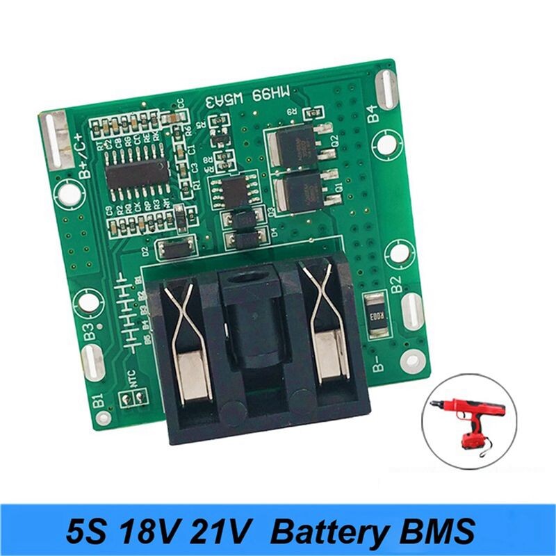 6X 5S 18V 21V 20A Li-Ion Lithium Battery BMS 18650 Battery Screwdriver ...