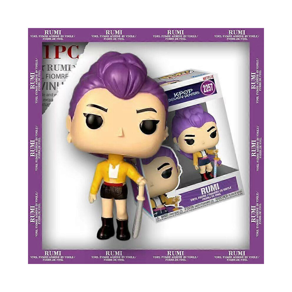 (C) K-pop Demon Hunter 1-6pcs Action Figures - Rumi Zoey Mira Saja Boys ...