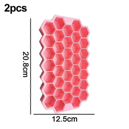 (pink) Ice Trayice Cube Molds Flexible Ice Trays , For Whiskey ...