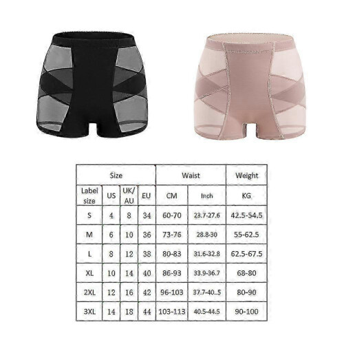 (S, Black) Shapewear Butt Lifter Hip Enhancer Padded Underwear for ...