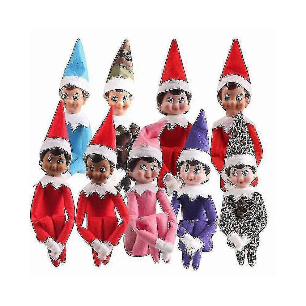 (Brown face girl) The Elf Doll R Kids Suprise P Toy Eer Elves Red Urs ...