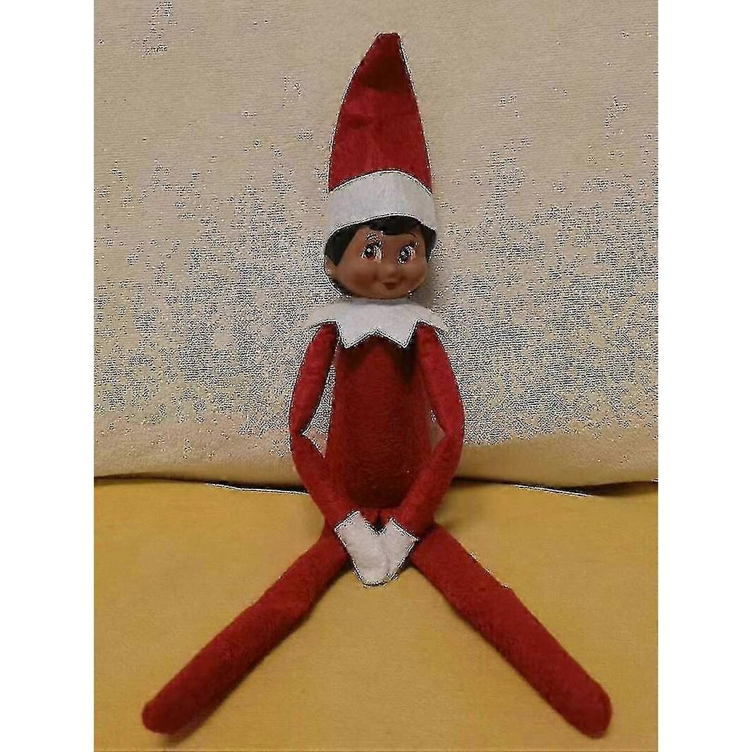 (Brown face girl) The Elf Doll R Kids Suprise P Toy Eer Elves Red Urs ...