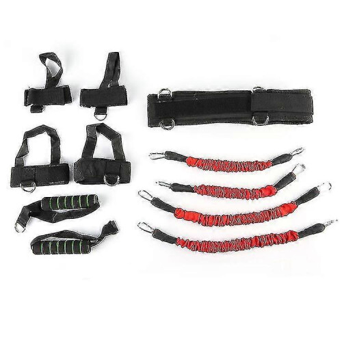 (60 Pounds, Red) Bounce Trainer Fitness Resistance Band Boxing Suit ...