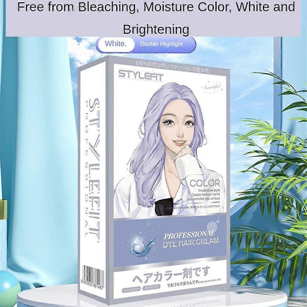 (Dull Green) Ammonia hair dye hazelnut ash brown milk tea ash brown ...