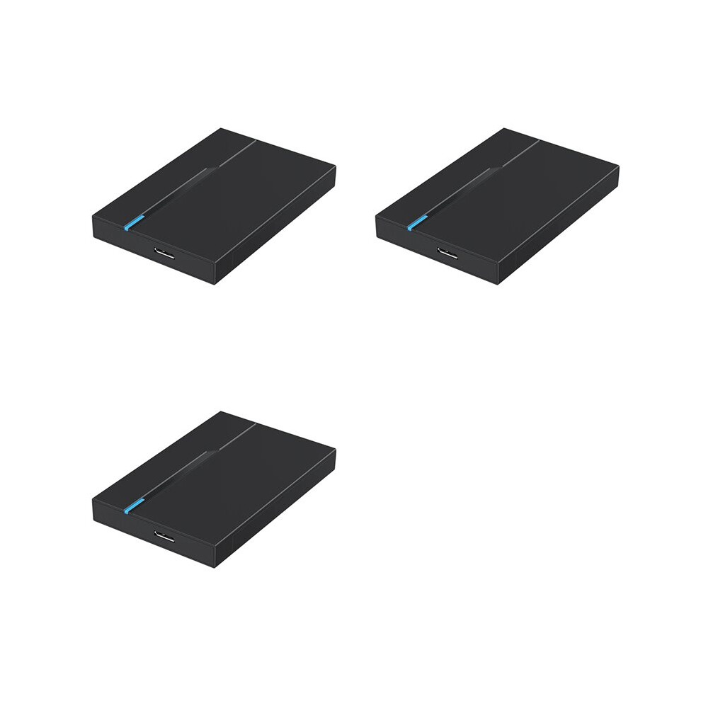 3Stück 2,5-Zoll-Externes Festplattengehäuse, USB 3.0-Festplattengehäuse ...