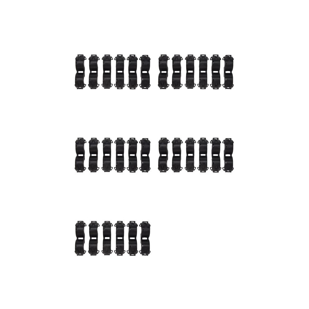 30 Pcs Noir 15Mm Dia Corde Noyau de Ferrite Filtres Du Suppresseur de ...