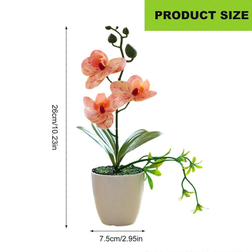 (Stripe pink) Fade Resistant Realistic Butterfly Orchids Simulation ...