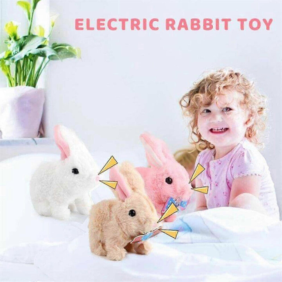 (Yellow) Easter Bunny Toy Educational Interactive Walking and Talking ...